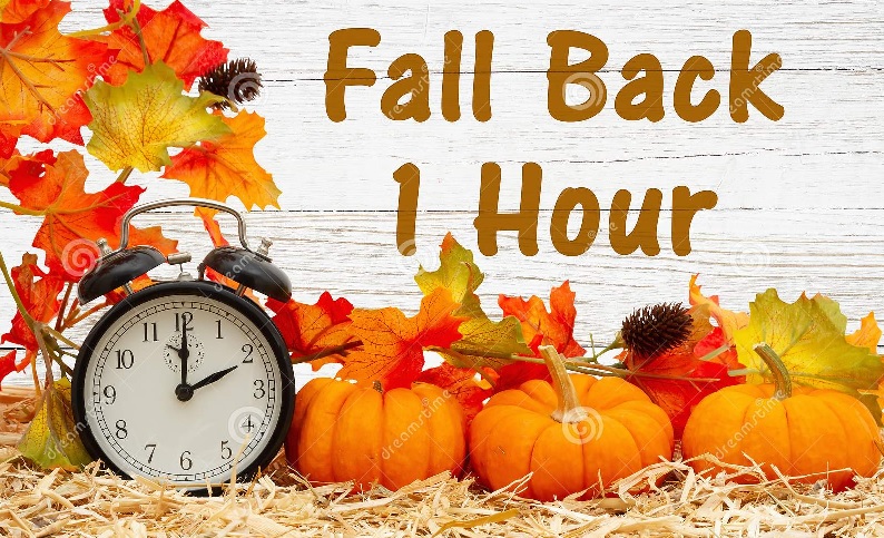 Fall Back 1 Hour – Winston Downs Community Association